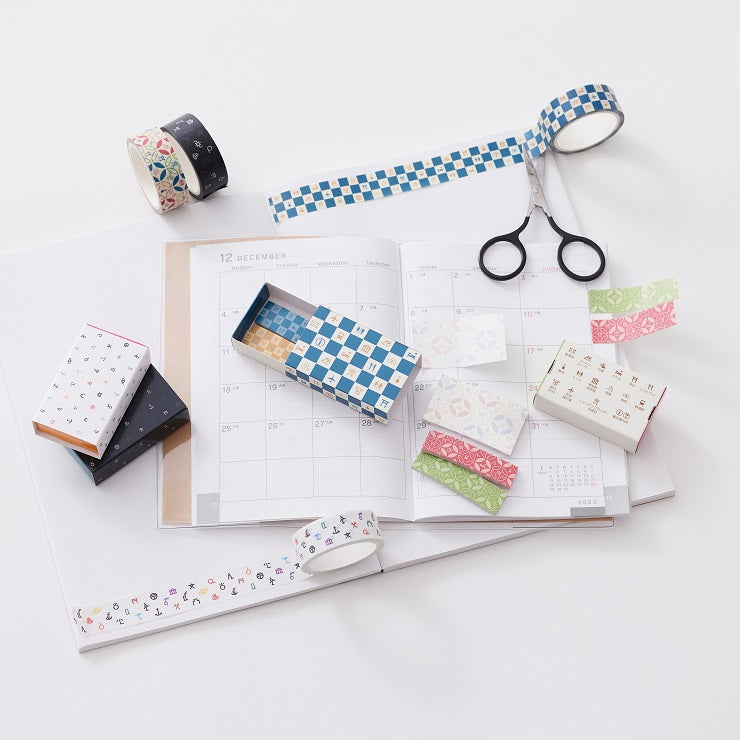 地図記号 マスキングテープ/黒｜地図グッズ｜Map Design GALLERYオンラインストア｜ゼンリン