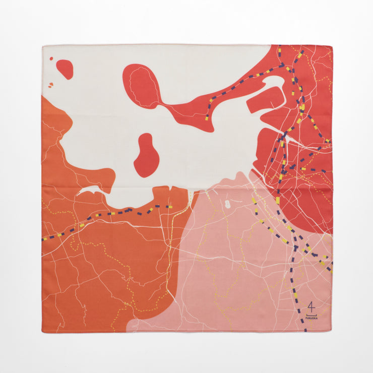 ハンカチ｜Map Design GALLERYオンラインストア｜ゼンリン