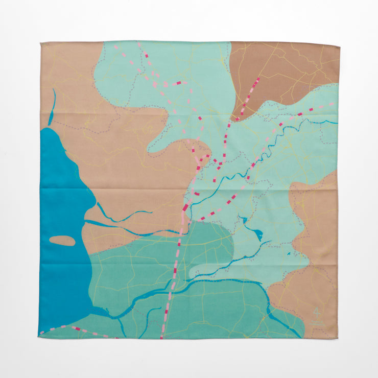 ハンカチ｜Map Design GALLERYオンラインストア｜ゼンリン